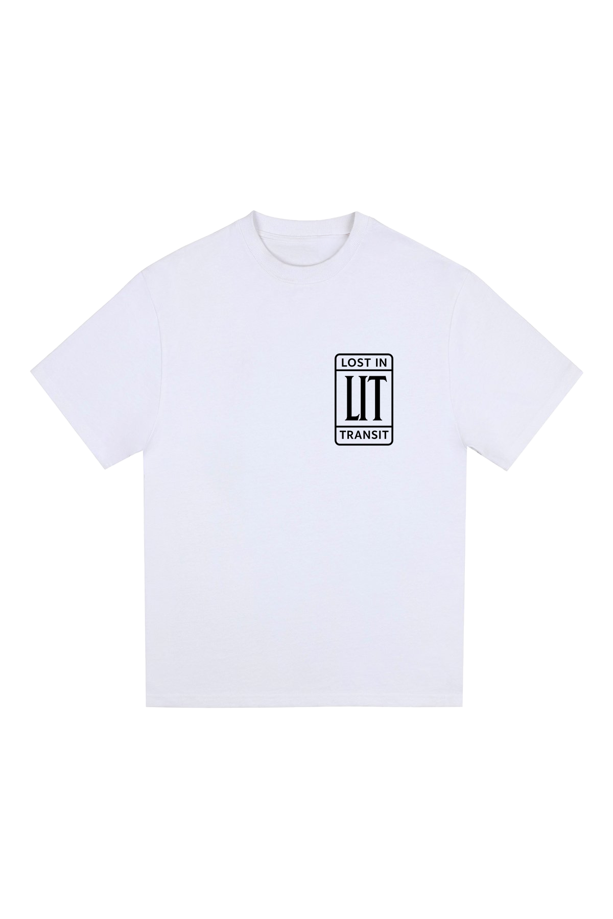 LIT Badge Heavyweight White T-Shirt – wewantwraiths